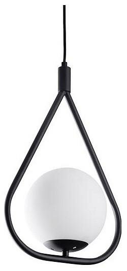 Подвесной светильник Arte Lamp Mat1sse A7764SP-1BK цвет плафона подвески Белый, цвет арматуры Черный