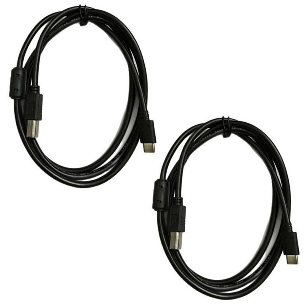 Многофункциональный кабель для принтера USB C - USB B из ПВХ и металла