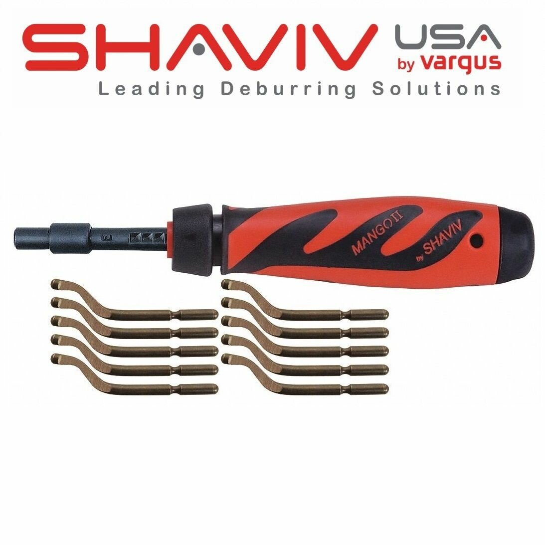 Комплект для удаления заусенцев SHAVIV Long Reach Set Mango II E 10 E100 155-00181 10 лезвий B10 в комплекте