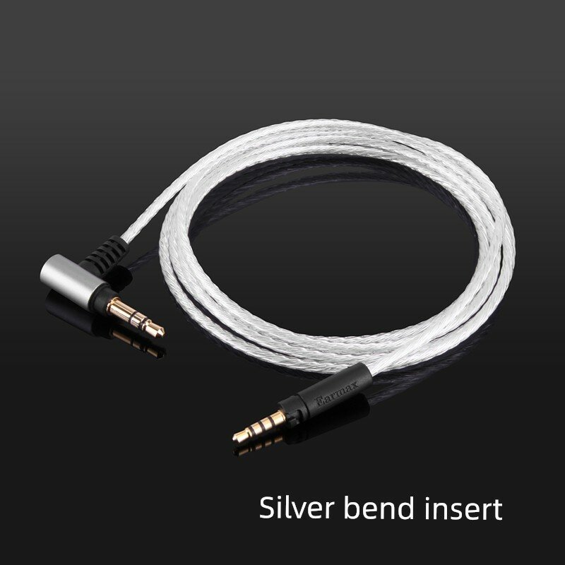 Наушники Sennheiser Momentum проводной кабель серебристый изогнутый штекер для Bluetooth