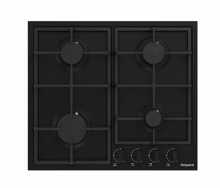 Варочная панель газовая Hotpoint HGMT 642 BL, черный