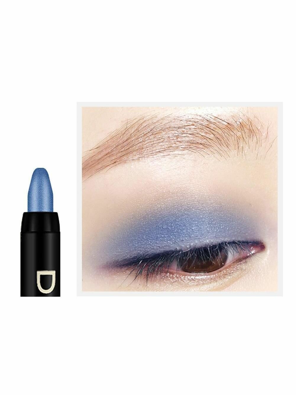 16 цветных водостойких карандашей для глаз с блестками: для век и слизистых, стойкие тени-хайлайтеры