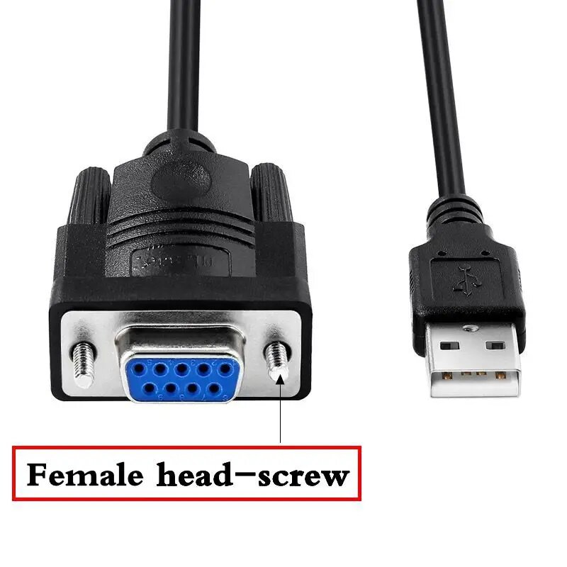 Кабель USB-RS232 AXONUS UR232 1,5 м AM-DB9 F screw