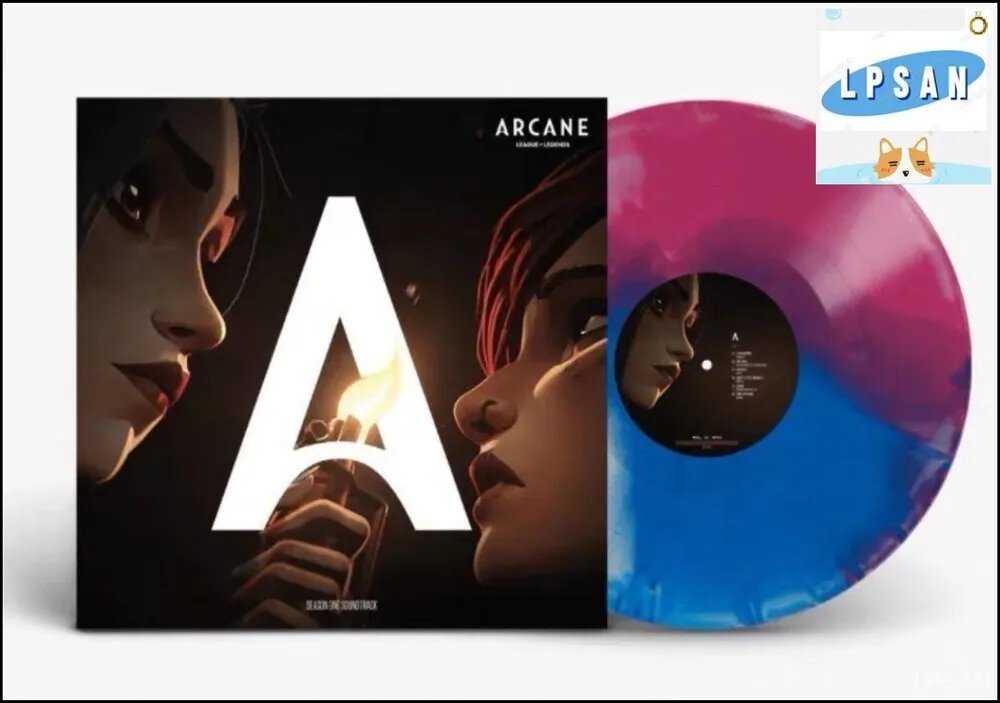 League of Legends Arcane Vinyl Soundtrack Record, 1 LP, Music Album, 2024 Release — фото 1