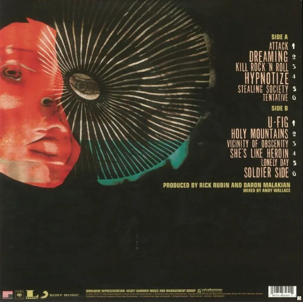 Пластинка виниловая System Of A Down - Hypnotize LP (Винил) — фото 1