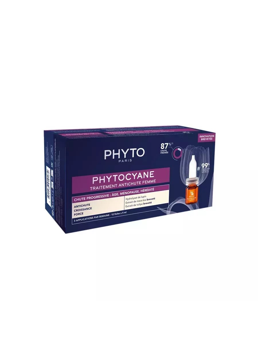 Phyto phytocyane сыворотка против выпадения волос для женщин