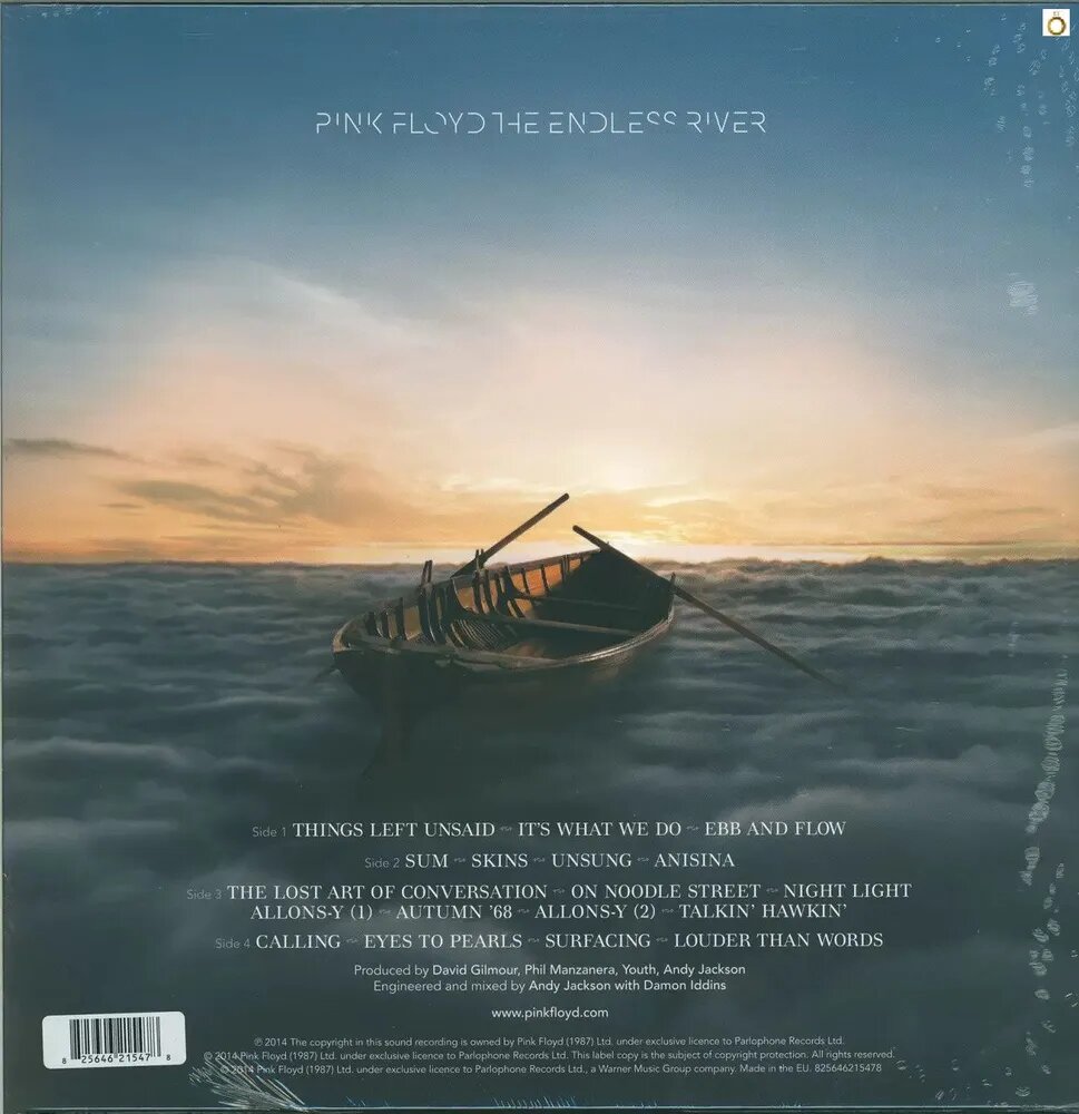 Pink Floyd The Endless River Виниловая пластинка (2014) Европейский Союз
