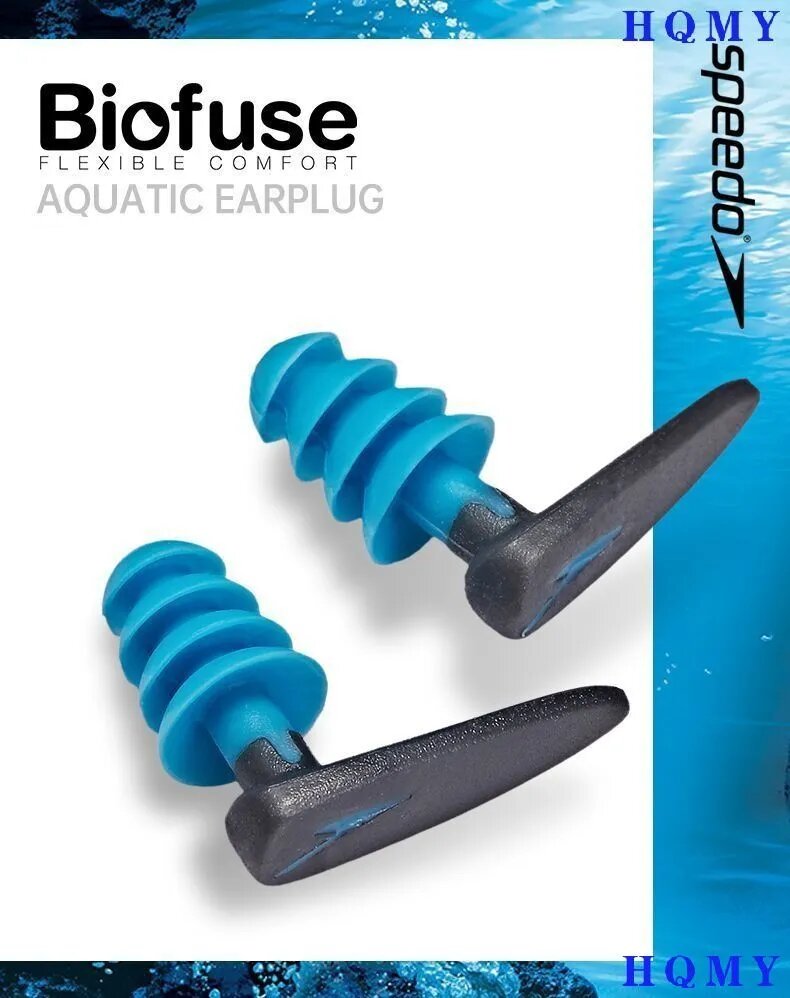 Беруши Speedo Biofuse Aquatic Earplug синие для бассейна взрослые и детские