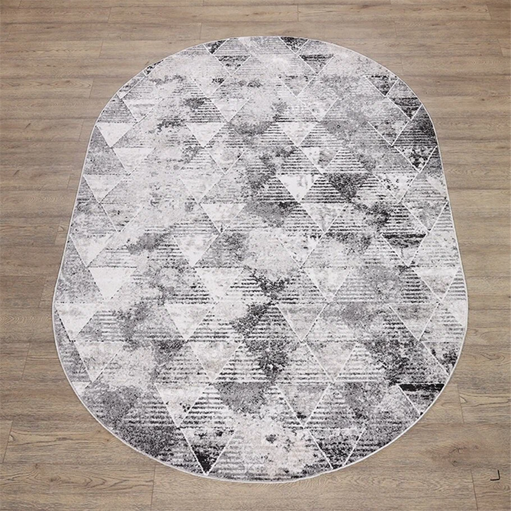 Ковер Лайла де Люкс дизайн 15750 цвет 10744 Овал 1.8x2.6м