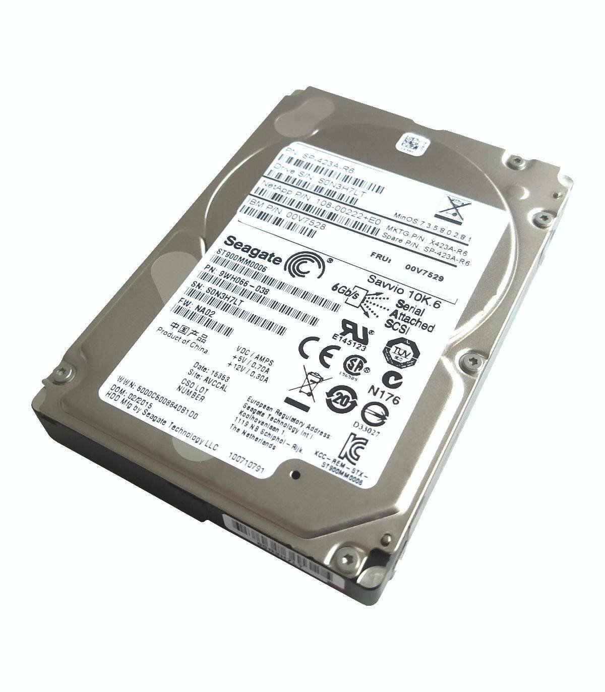 Жесткий диск NetApp X423A-R5 900GB 10K SAS 6G 2.5" DS2246 FАS2240