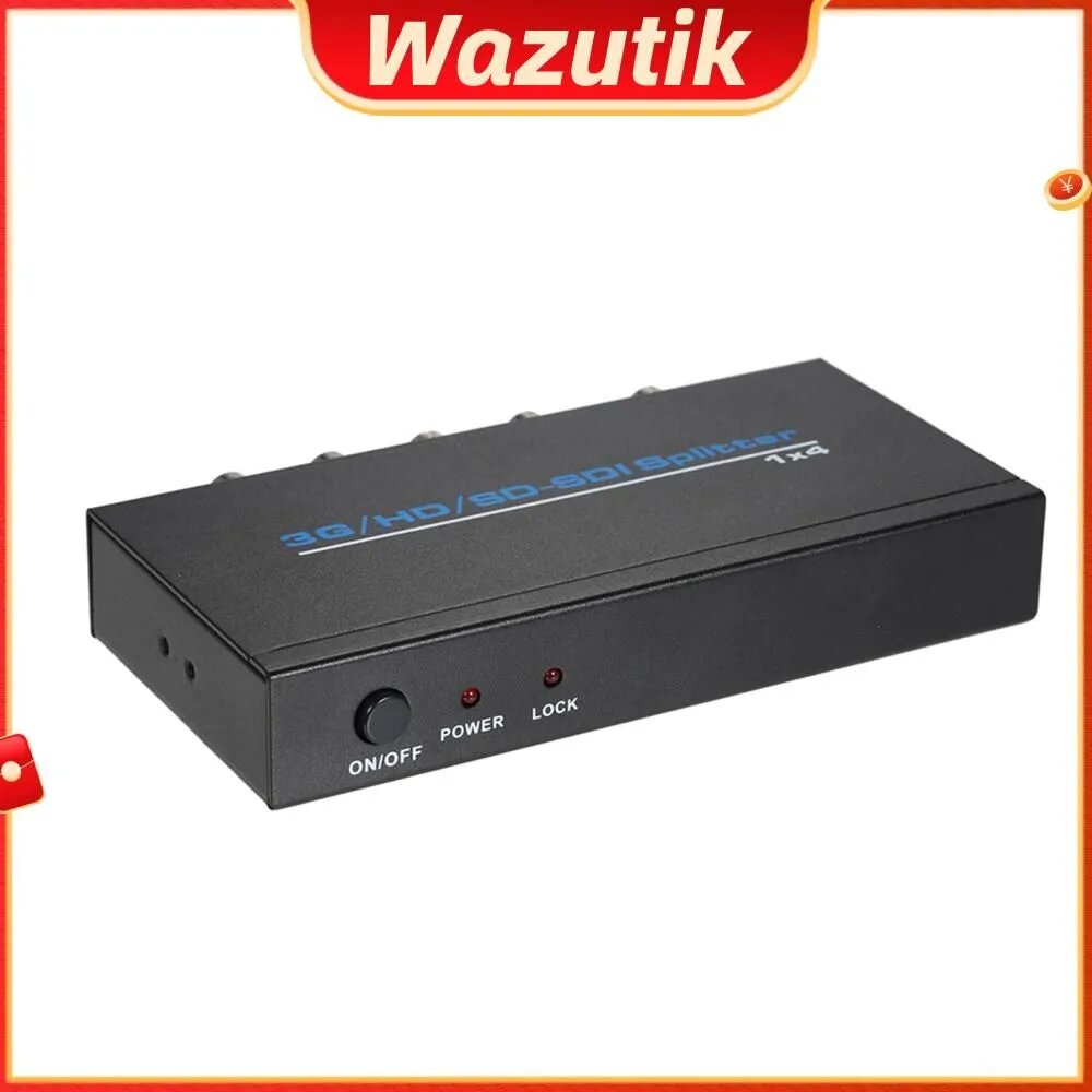 Разветвитель 3G/HD/SD_SDI 1x4 Wazutik BNC порты для видеосигнала
