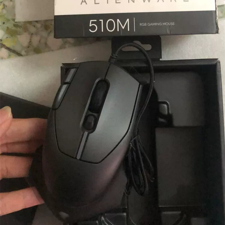 Игровая мышь Alienware AW510/558/320M (проводная) и AW610M/310M (беспроводная), а также мышь 620M AW510M черная