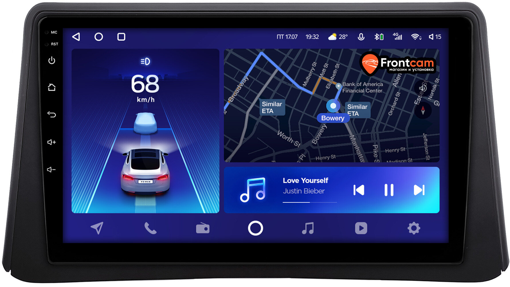 Штатная магнитола Teyes CC2 PLUS 6/128 9" RM-9-494 Opel Mokka 2012-2016 Android 10 (4G-SIM, DSP, QLed)