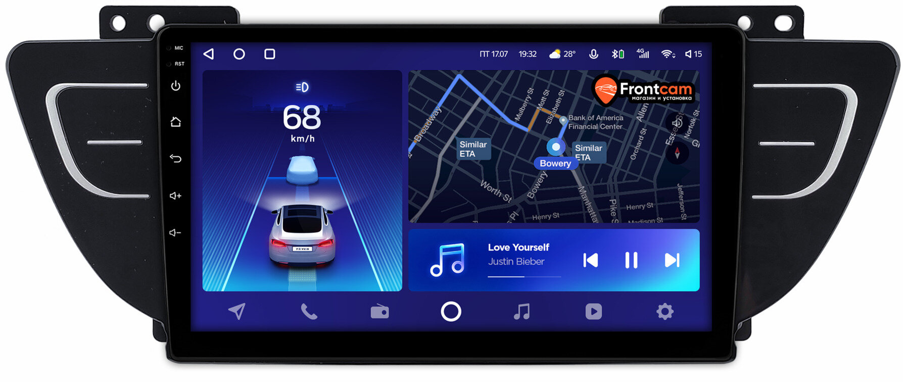 Штатная магнитола Geely Emgrand 7, Atlas 2016-2022 (глянец) Teyes CC2 PLUS 4/32 9" RM-9-1960 Android 10 (4G-SIM, DSP, QLed)