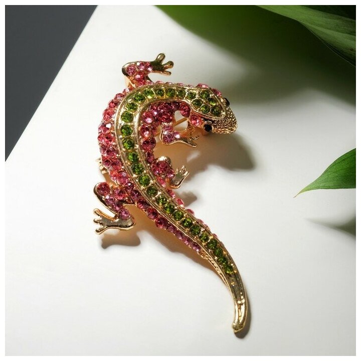 Брошь, стразы