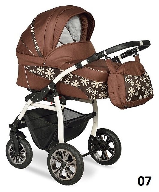 Indigo SYDNEY 3v1 Коляска универсальная (07) коричневый