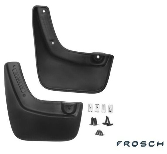 Брызговики Autofamily для MAZDA 3 (2009-2011) задние, в пакете