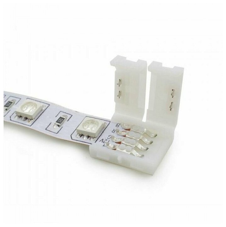 Безпаечный соединитель для RGB ленты 10 мм (5050). Комплект 10 штук