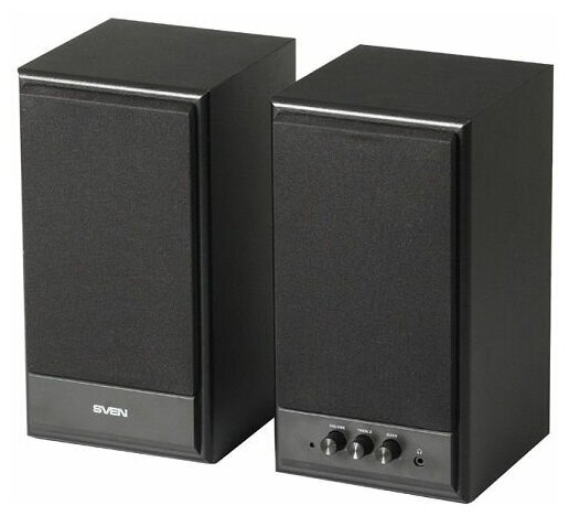 Компьютерная акустика 2.0 Sven SPS-702 SV-0120702BL 40 Вт, 40-22000 Гц, черные