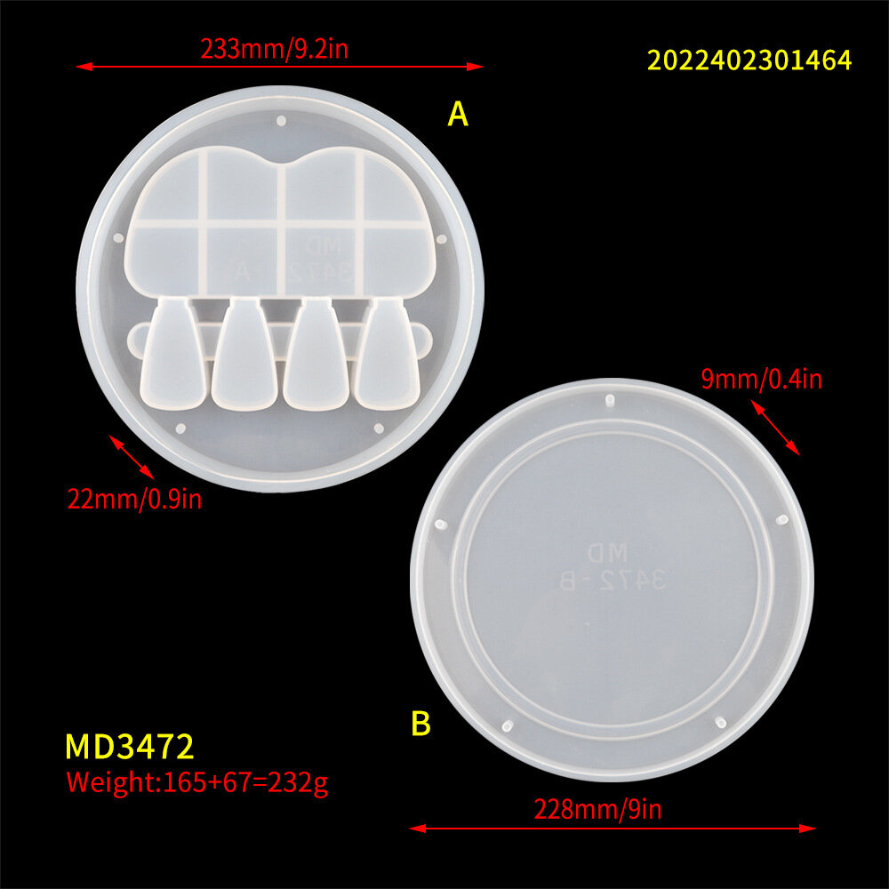 Легкая лодка DIY нож и вилка ручка капельного клея плесень западная еда стейк нож овощная разделочная доска пресс-форма