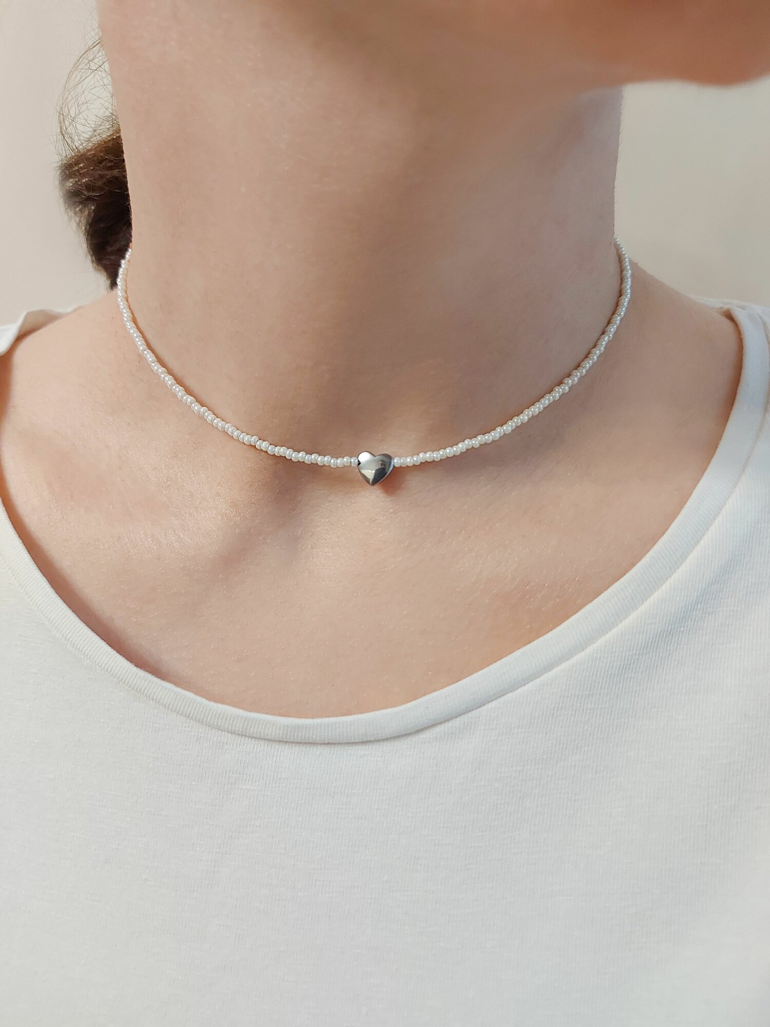 Колье, гематит