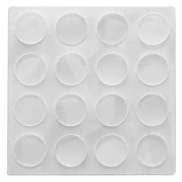 Бампер дверной UGO LOKS, диаметр: 13мм, количество: 16шт, материал: ПВХ, цвет: прозрачный