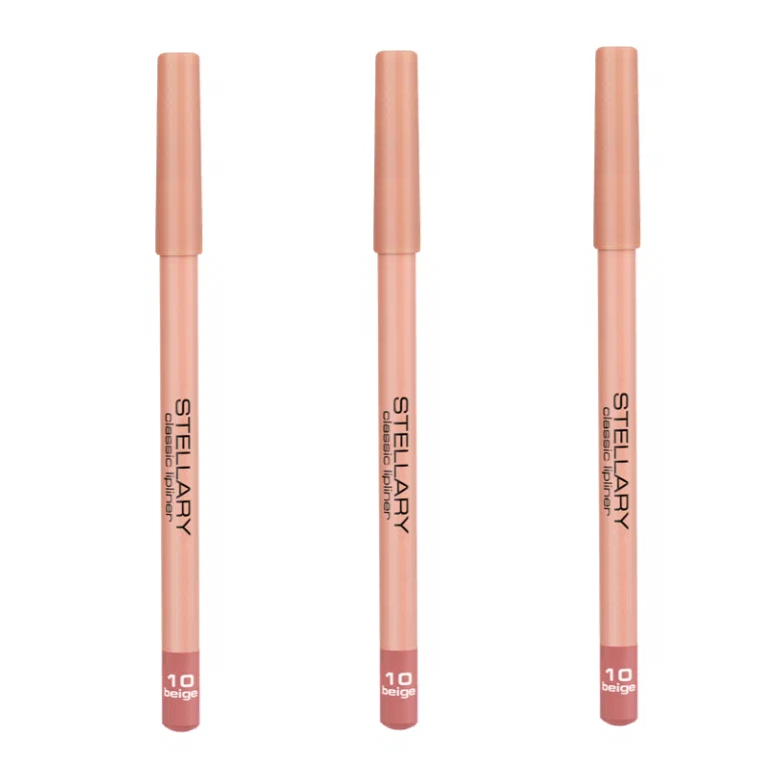 Карандаш для губ Stellary Lipliner, тон 10 Beige, 1,35 г 3 шт