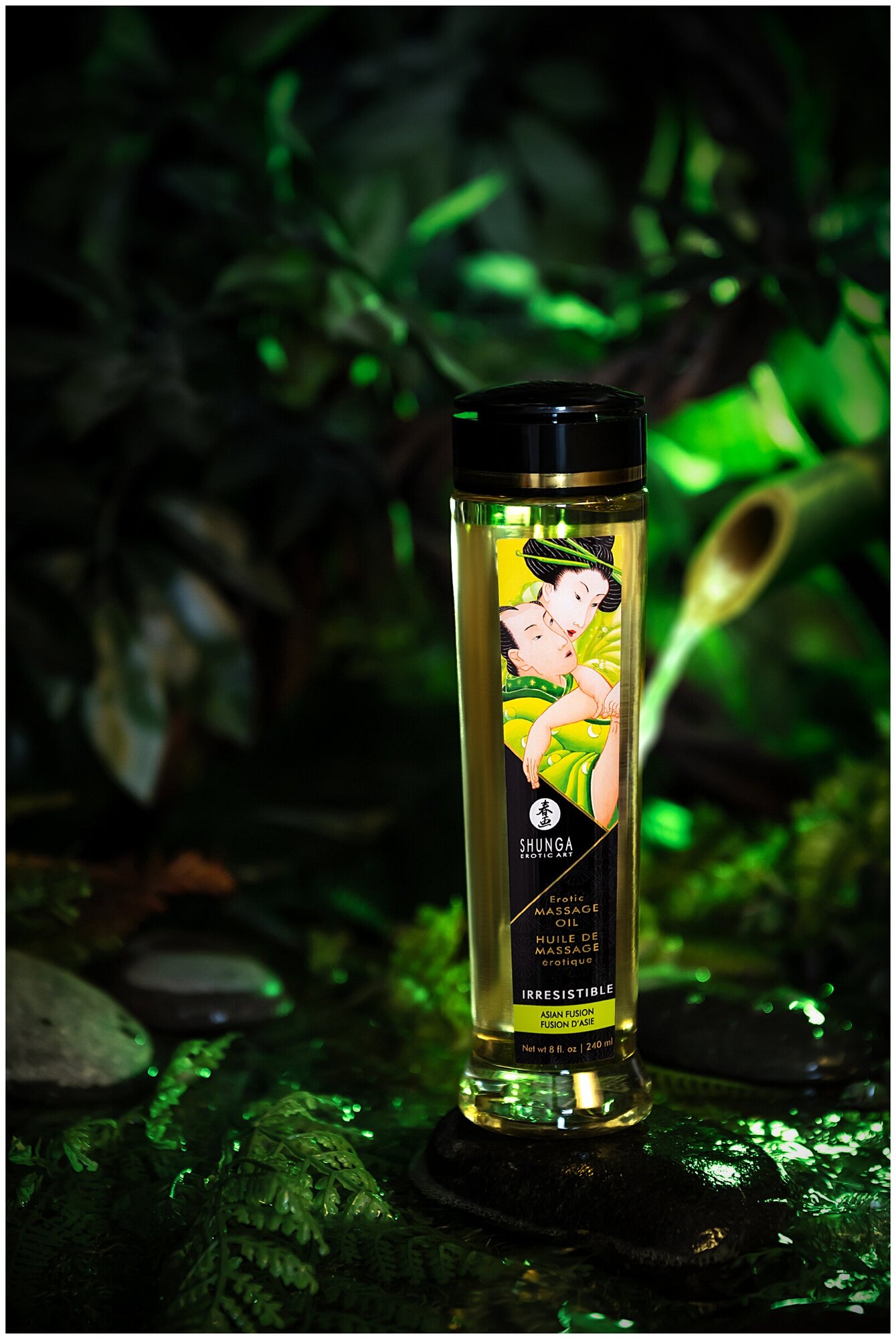 Масло массажное SHUNGA Irresistible Erotic Massage, аромат азиатских фруктов 240 мл