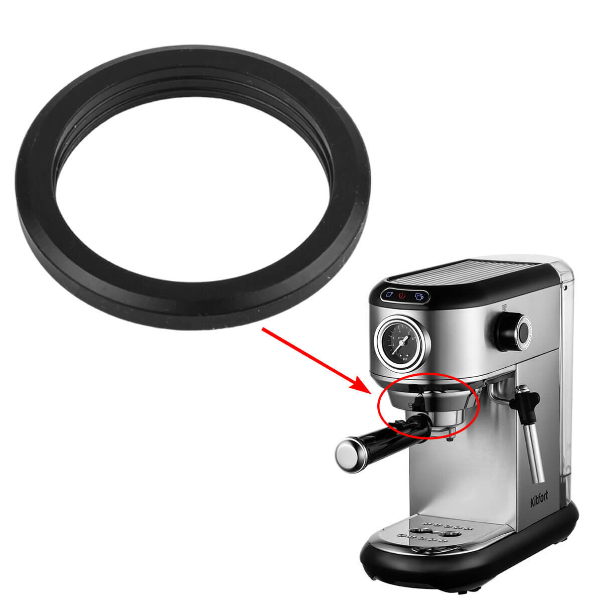 Уплотнитель рожка для Kitfort KT-792, 42029071