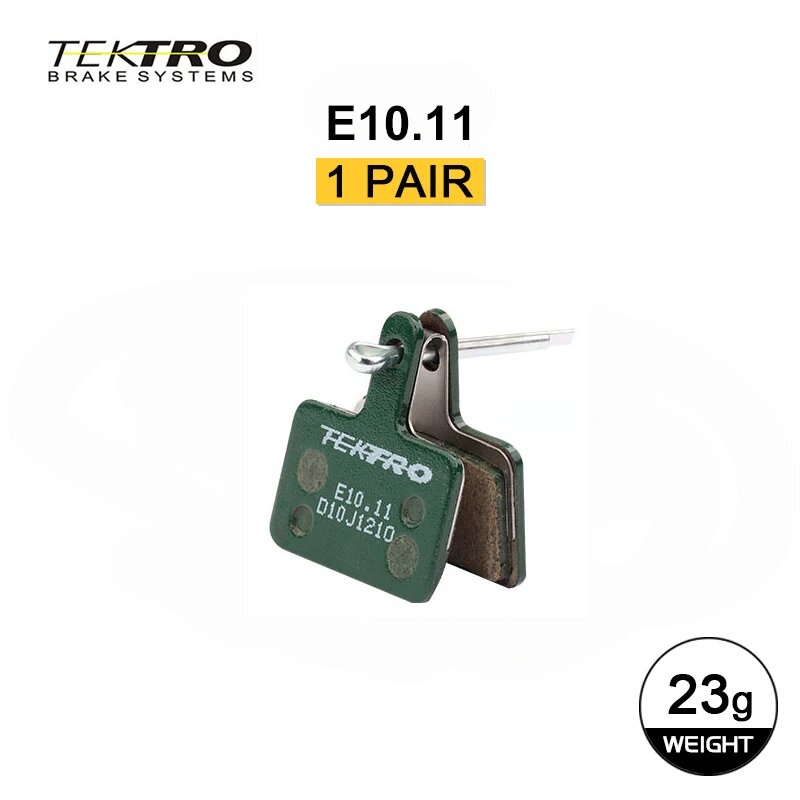 TEKTRO E10.11 тормозные колодки 2 мм Изумрудный, 1 pair
