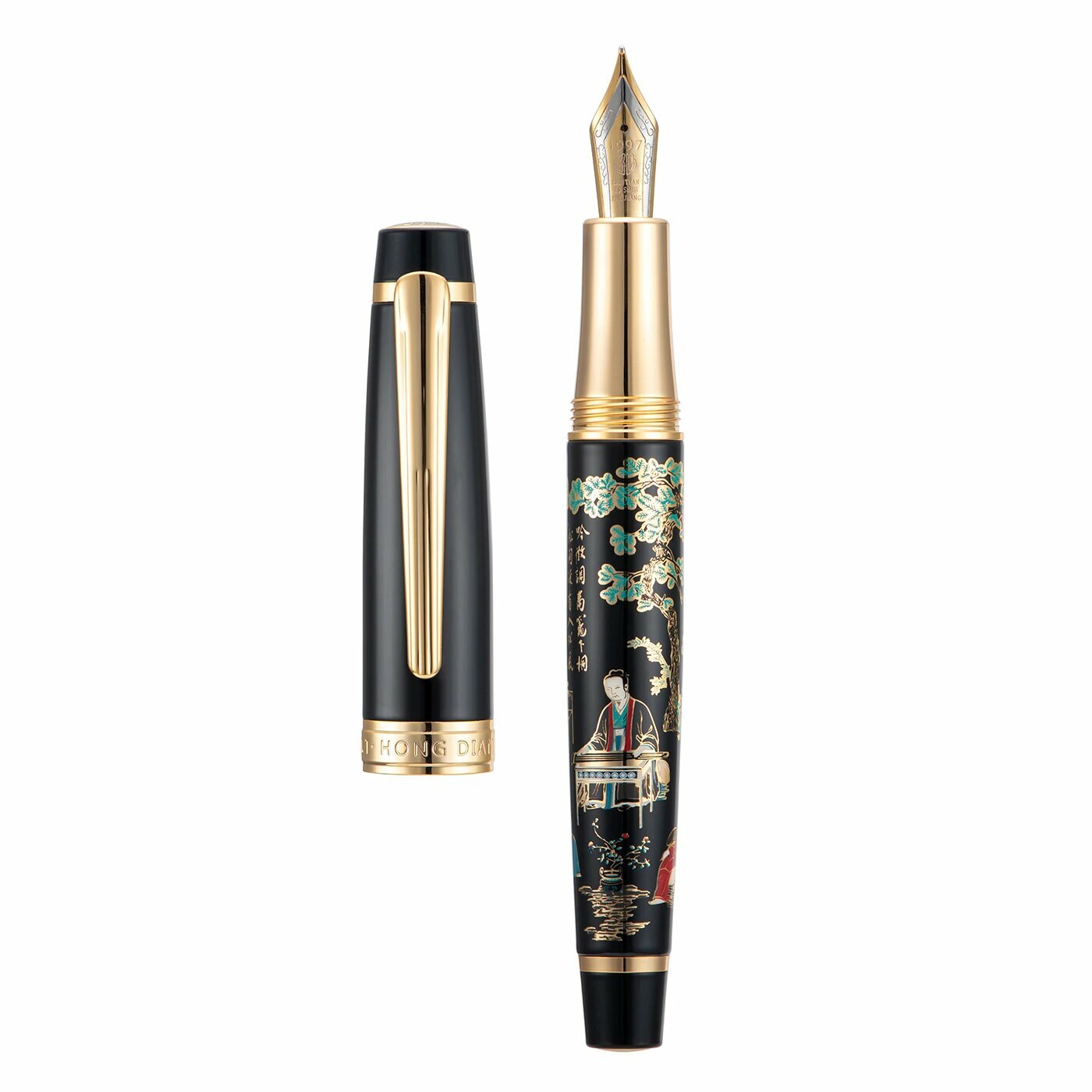 Металлическая перьевая ручка Hongdian 231, перо EF 0.4-0.5mm