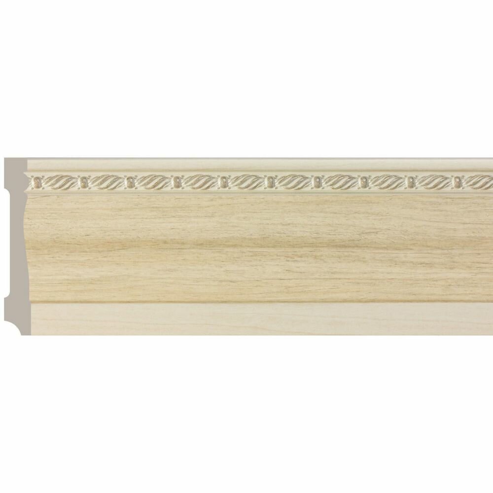 Багет Cosca Плинтус 95 Лен 195-12 Д240хШ1.4хВ9.5см Д240хШ1.4хВ9.5см / Коска.