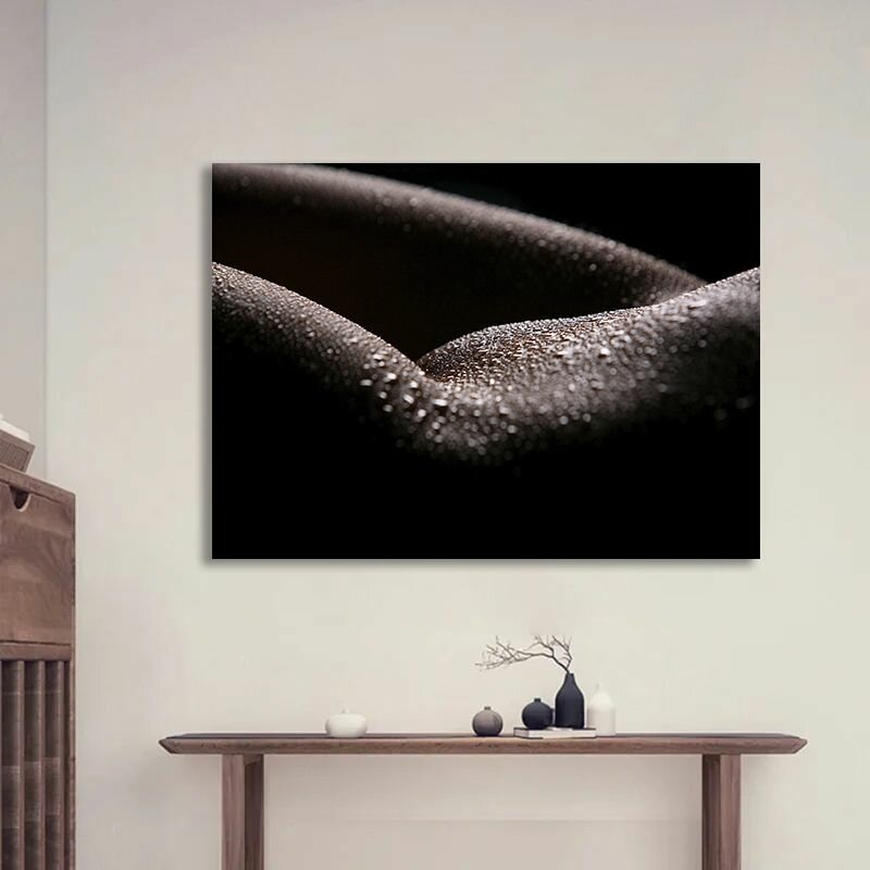Картина ВсеКартины. Тут "Девушка, эротика", деревянная рама, 40x60 см
