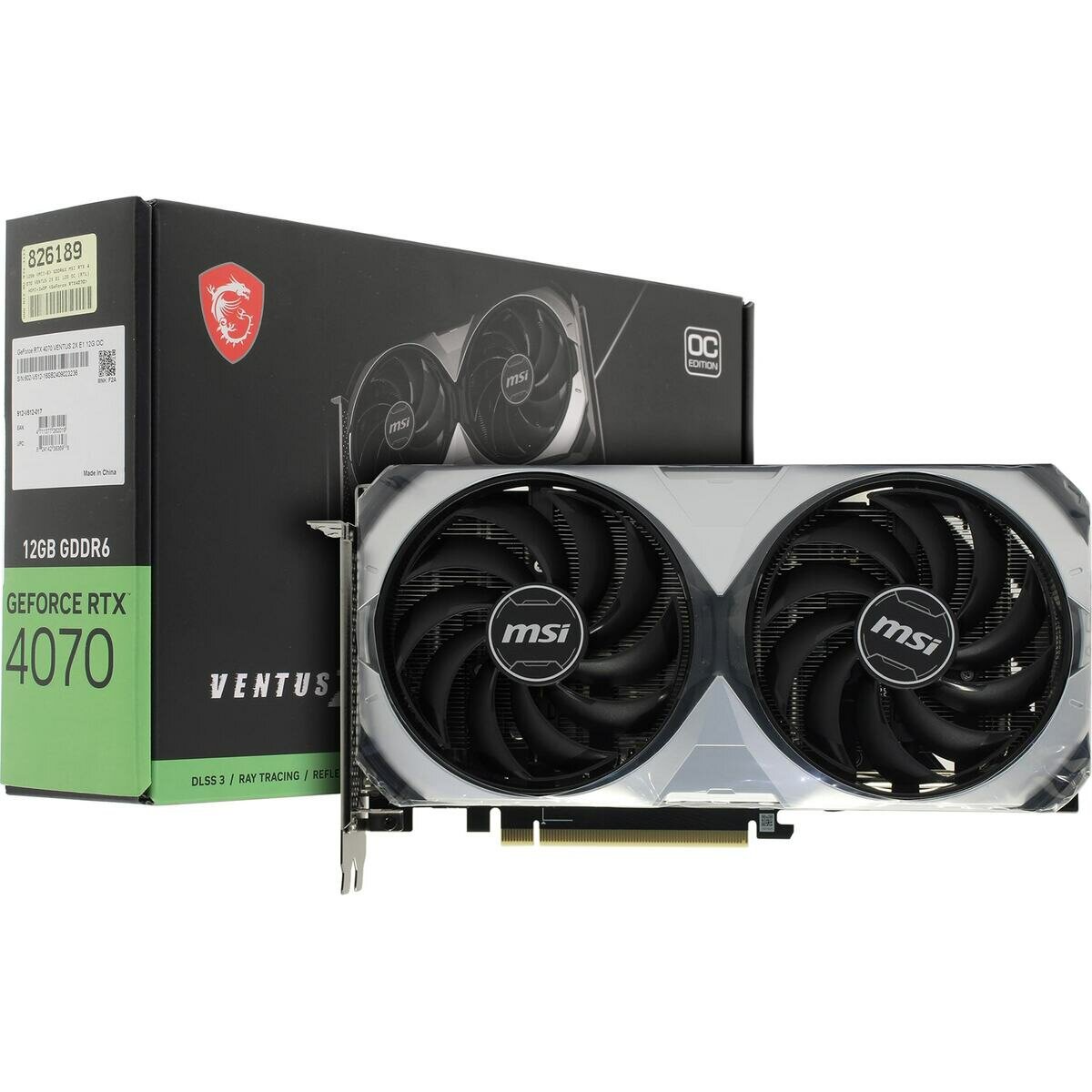 Msi Ventus 2X GeForce RTX 4070 VENTUS 2X E1 12G OC
