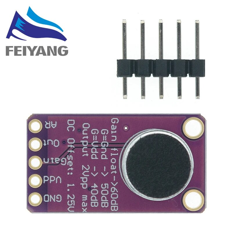 Микрофонный усилитель MAX9814 LAUBEI MAX9814