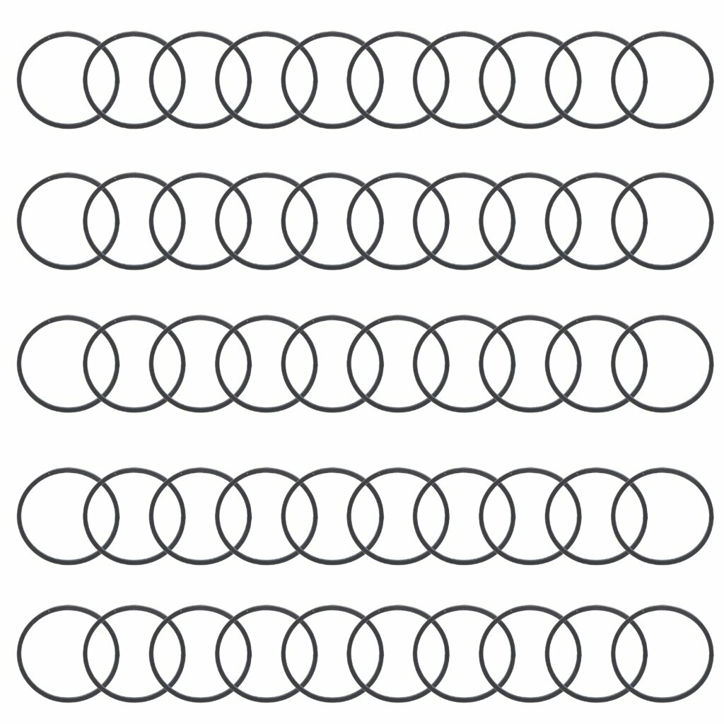 50 штук, квадратная лента для магнитофона диаметром 1,2 мм-диаметр 25 мм