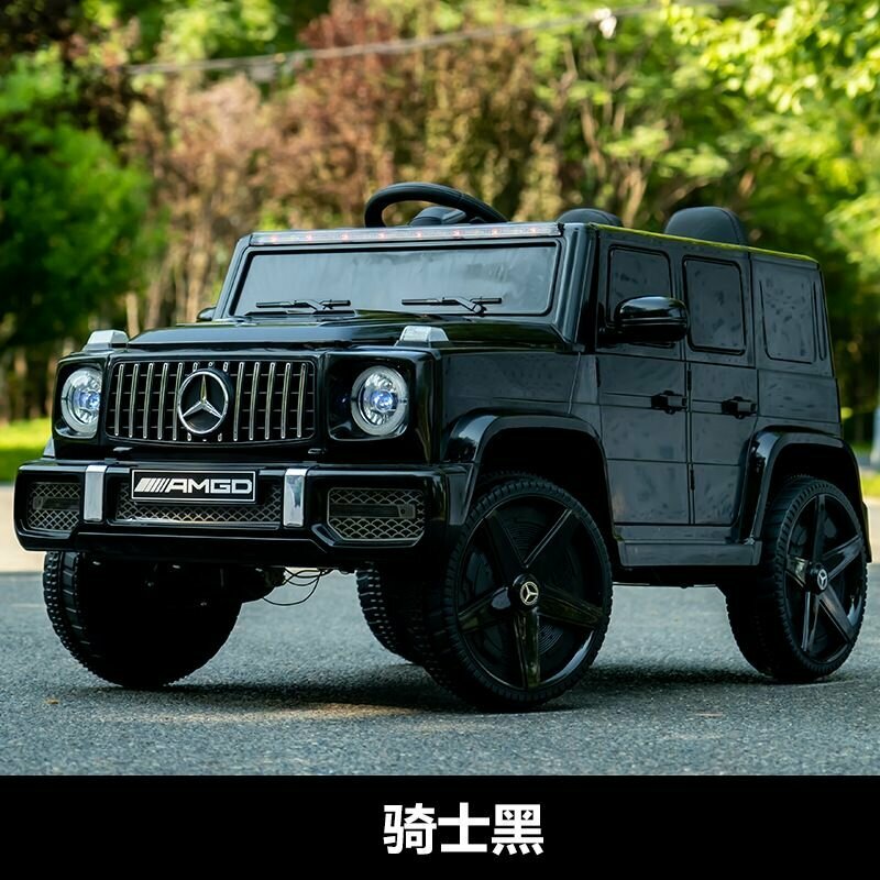 Электромобиль детский черный Электромобиль детский