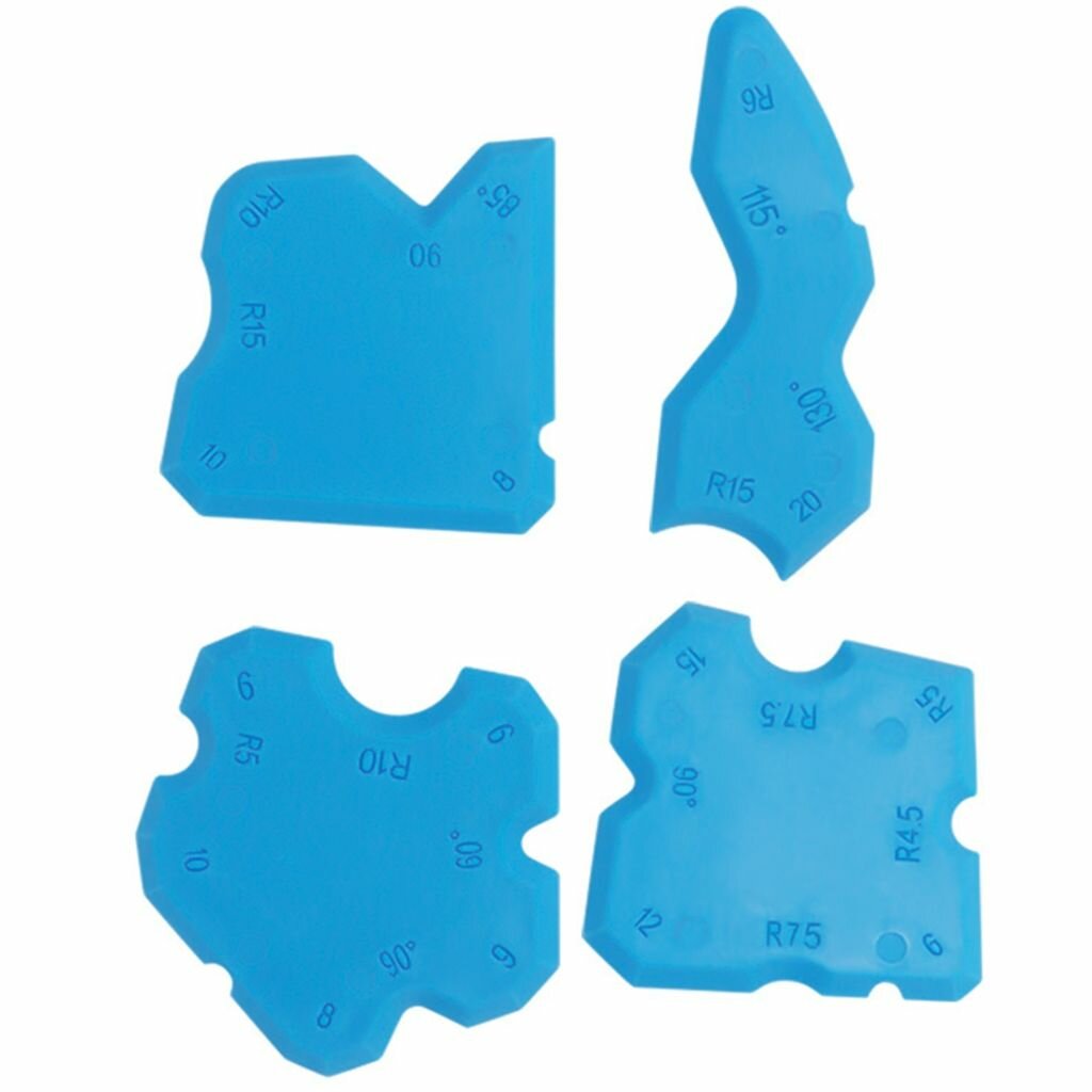 Шпатель для герметика и затирки, - небесно - голубой ракель