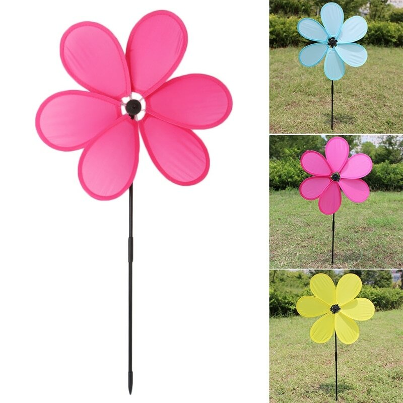 Ветряная мельница Игрушки Дети Детский сад Украшения Украшение Красочный уличный вертушка