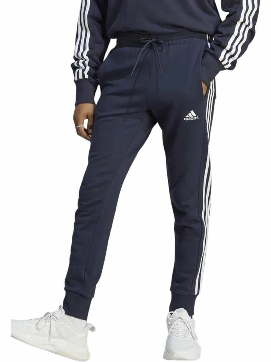 Брюки спортивные Essentials French Terry Tapered Cuff 3-Stripes Joggers