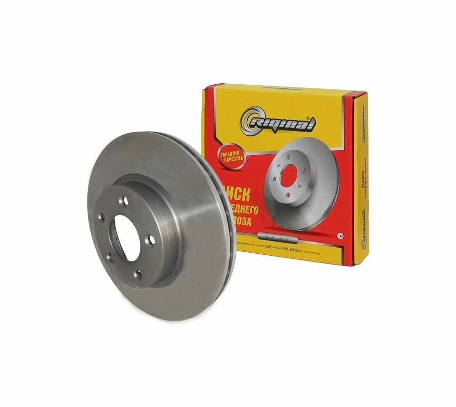 Диск тормозной "RIGINAL" ГАЗ 3110-31105-3102 перед.