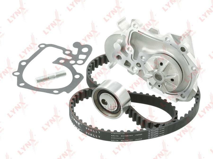 LYNXAUTO PW1268 комплект ремня ГРМ С помпой (8V), RENAULT LOGAN I 1.4-1.6 04-, SANDERO I 1.4-1.6 08-, CLIO II 1.4-1.6 98-05, KANGO