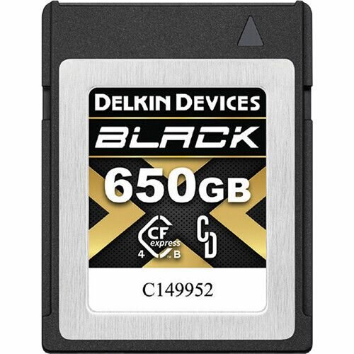 Карта памяти для фотоаппарата DCFX4B650 DELKIN BLACK CF 650GB CFexpress 4.0