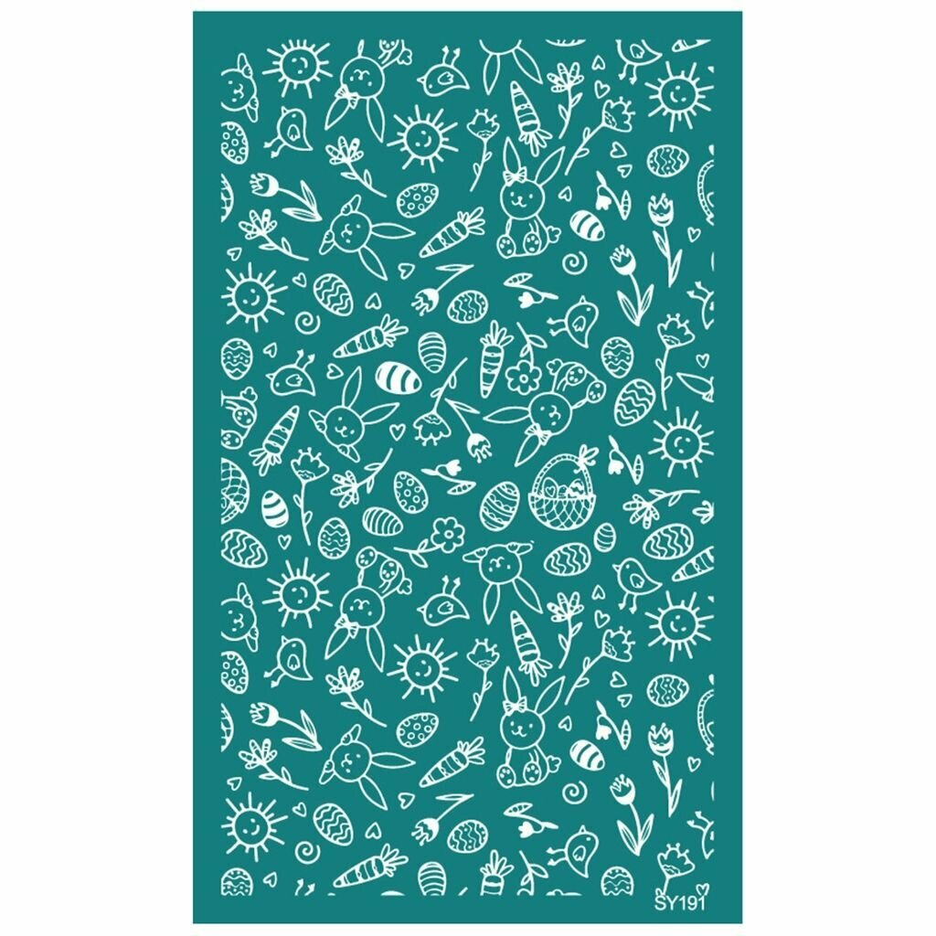 Шаблон для трафаретной печати "Пасхальный кролик" - SY191