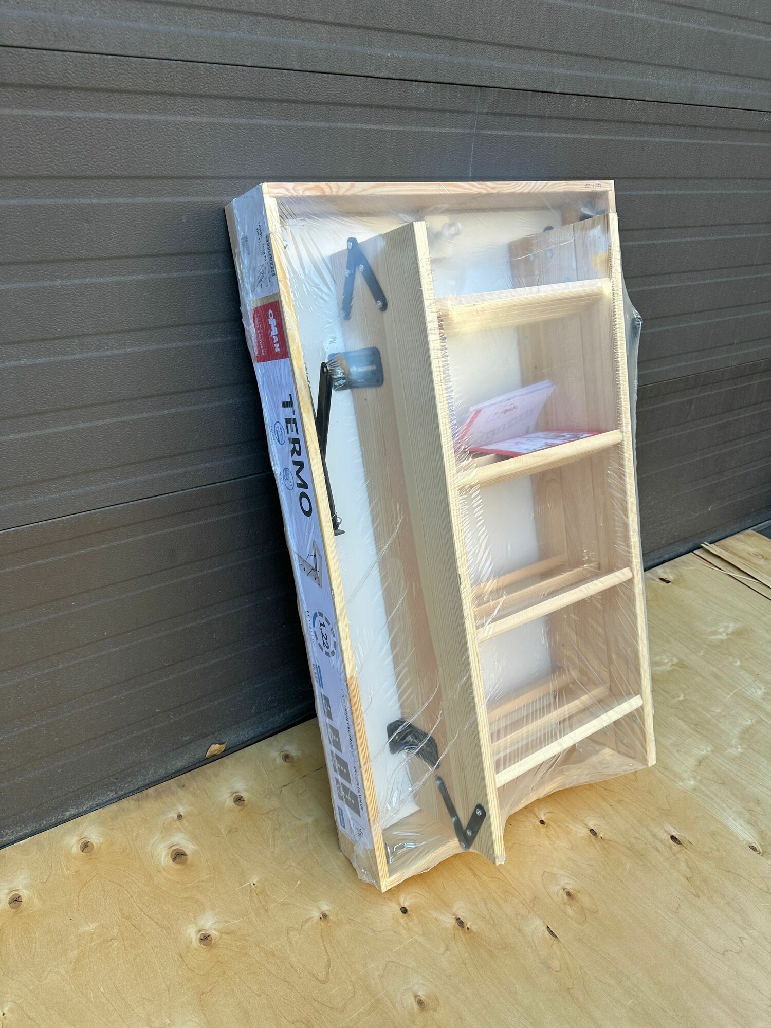 Чердачная лестница Oman Termo 60x110 высота 280см, утепленная крышка 30мм (Польша оригинал!)