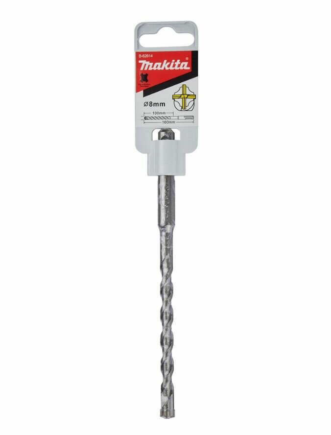 Бур SDS-plus 4Cutter 8x160 Makita B-62614