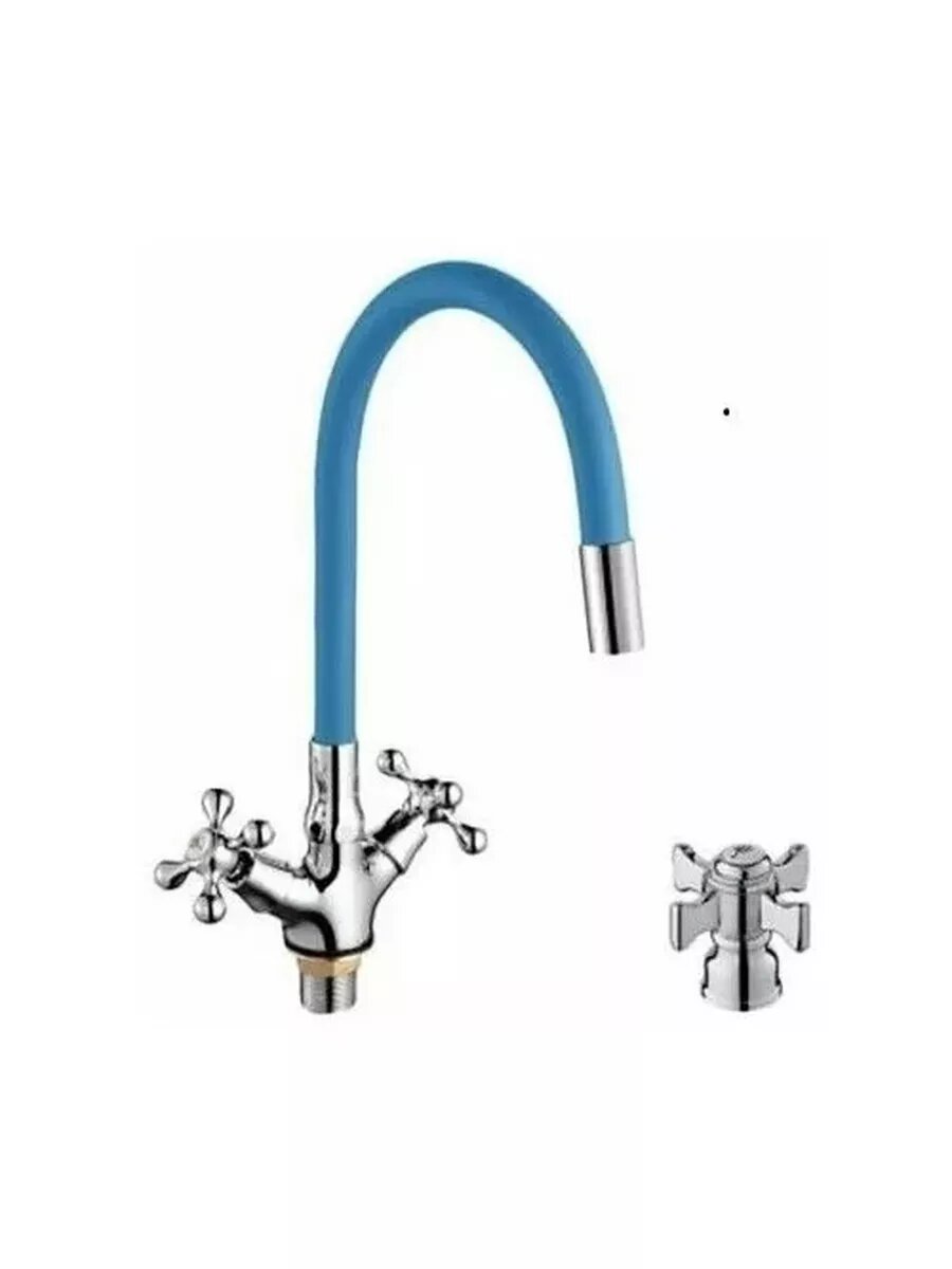 Смеситель для кухни с силиконовым изливом