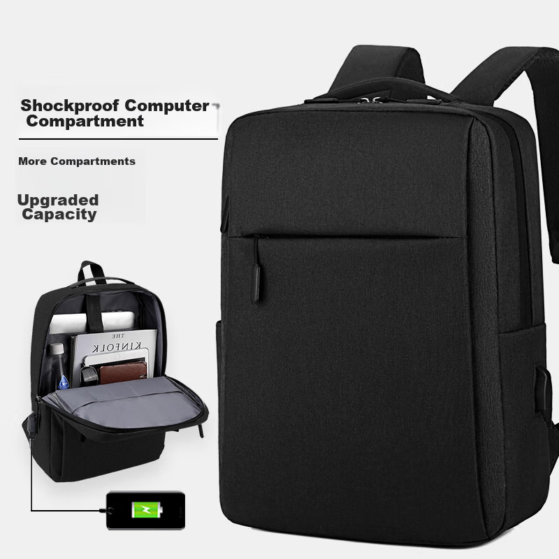 Right Away Laptop Bag for Men, 16-Inch Business Travel Commute Backpack, Men's Business Backpack, College Student Notebook Bag