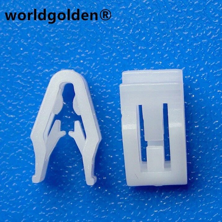 Worldgolden 10 шт. пластиковая авто обшивка автомобиля приборная панель приборная панель пластиковые крепления белые автомобильные зажимы заклепки крепеж
