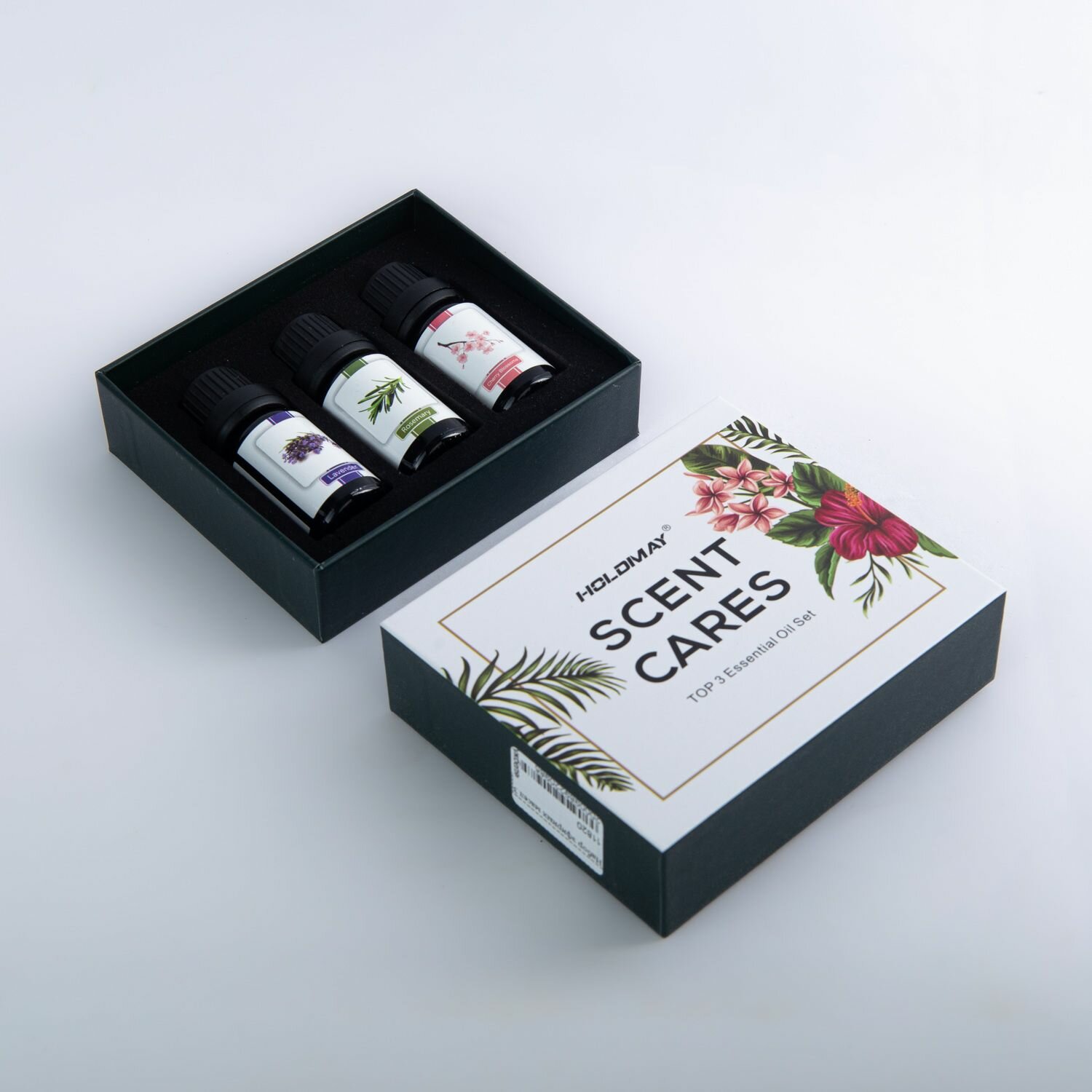 Набор эфирных масел MiKSiK "Лаванда, Розмарин, Цветение вишни", водорастворимые 3х10 мл